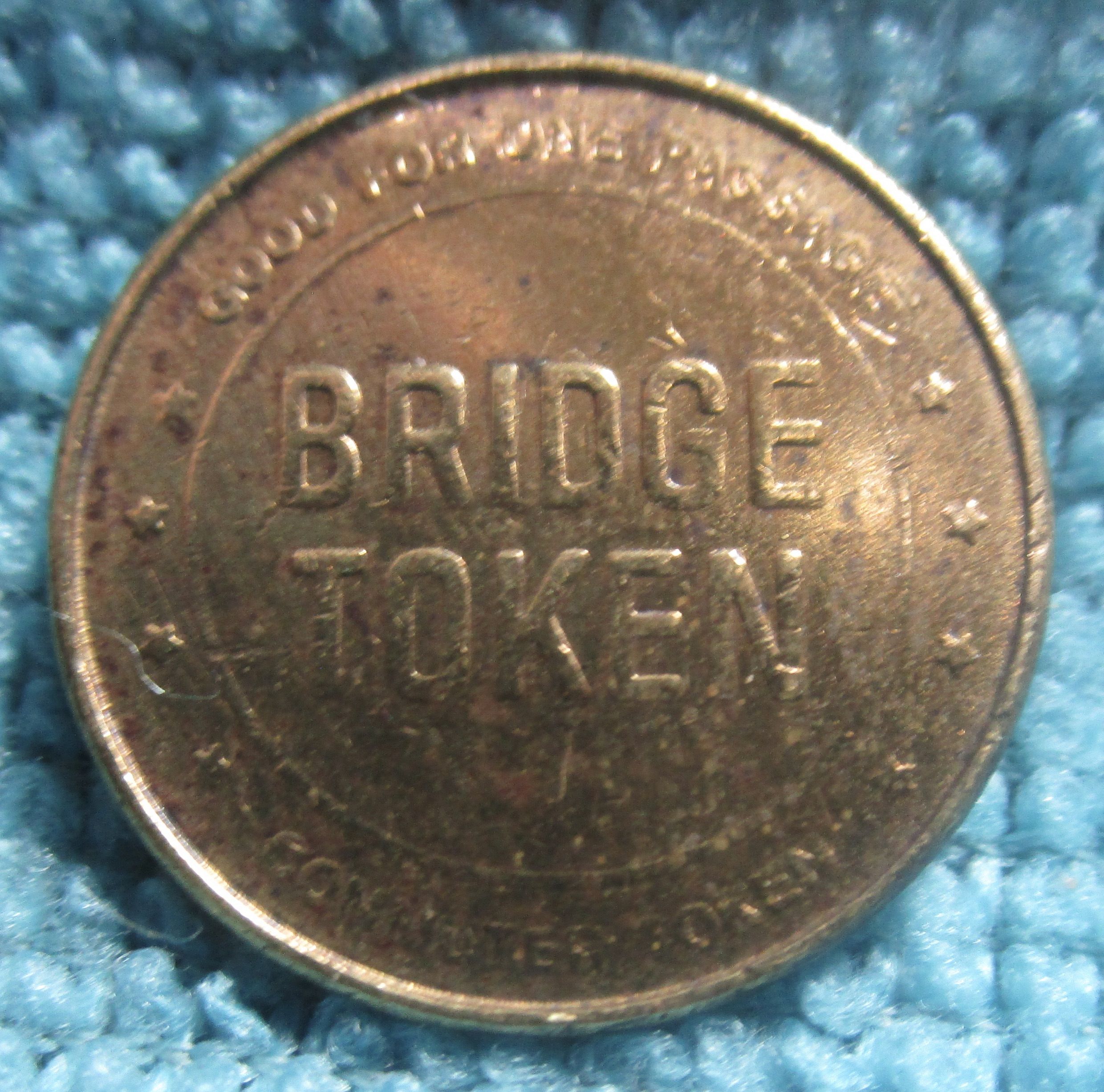 Bridge Token Delaware River PA NJ 124A For Sale Buy Now