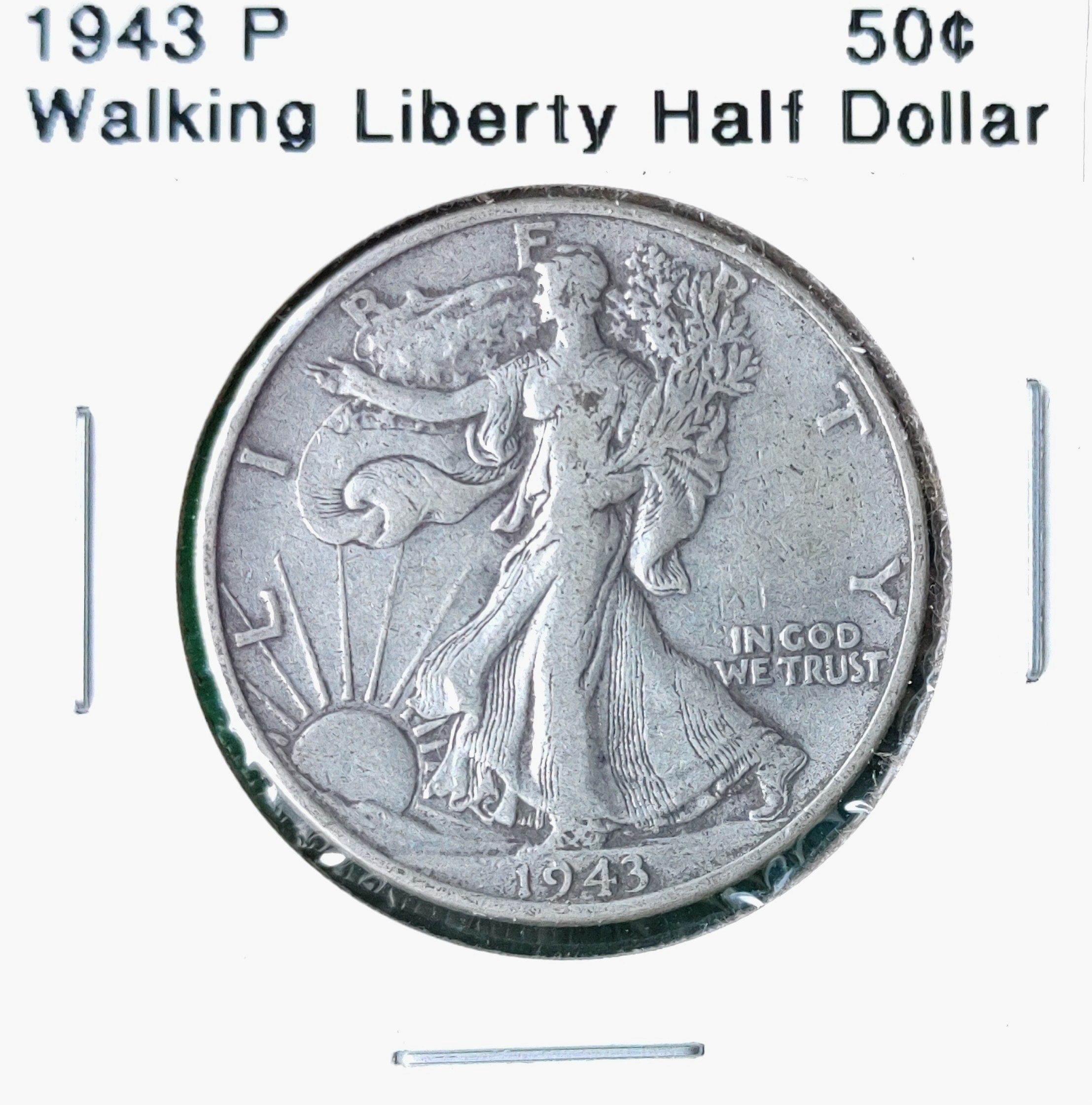 1943 P Walking Liberty Half Dollar Free Shipping For Additional Coins