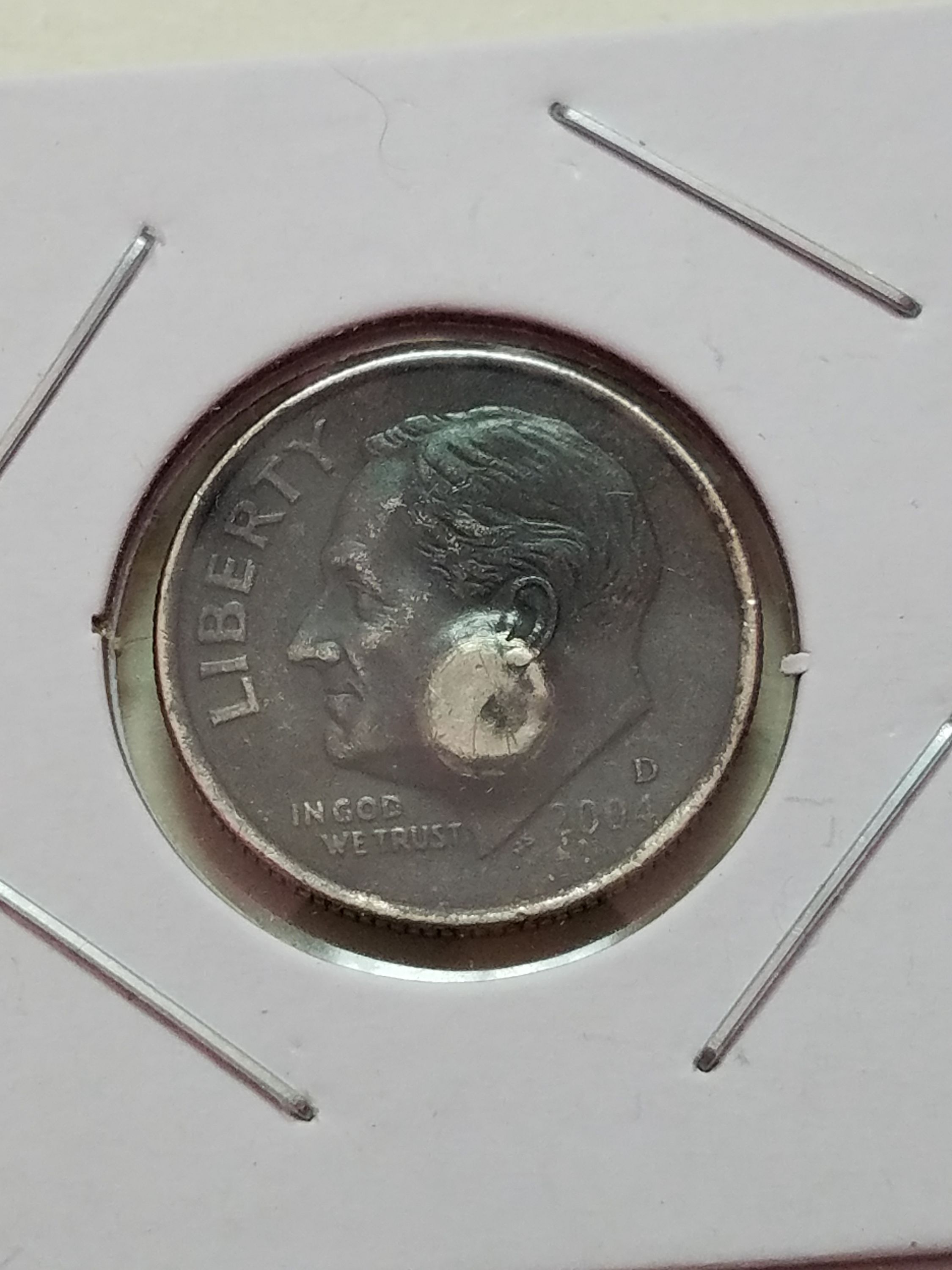 2004 D Roosevelt Dime Large CUD Error For Sale Buy Now Online Item