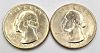 1977 P & D Washington Quarters from Mint Cello ***BU*** - For Sale, Buy ...