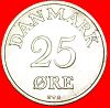 MONOGRAM: DENMARK ★ 25 ORE 1954 VARIETY! FREDERIK IX (1899-1972) - For ...