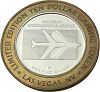 .999 Silver Las Vegas Gaming token McCarran airport or Westward HO $10 ...
