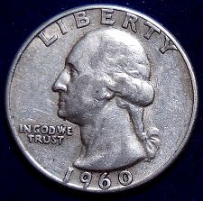 1960 Washington Silver Quarter Coin Value Prices, Photos & Info