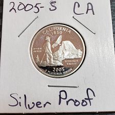 2005 S California State Quarter Silver Proof Coin Value Prices, Photos ...