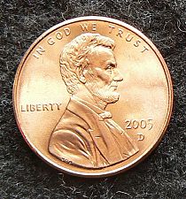 2005 D Lincoln Memorial Penny Coin Value Prices, Photos & Info