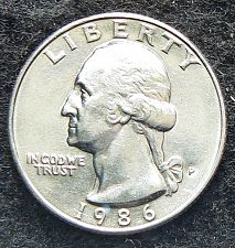 1986 P Washington Quarter Coin Value Prices, Photos & Info