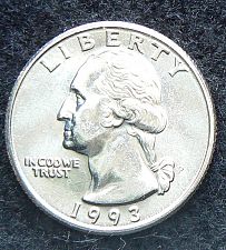 1993 P Washington Quarter Coin Value Prices, Photos & Info