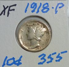 1918 Mercury Silver Dime Coin Value Prices, Photos & Info