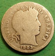 1903 Barber Dime Coin Value Prices, Photos & Info