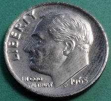 1965 Roosevelt Dime Coin Value Prices, Photos & Info
