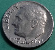 1977 Roosevelt Dime Coin Value Prices, Photos & Info