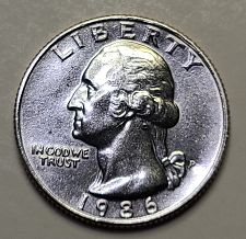 1986 P Washington Quarter Coin Value Prices, Photos & Info