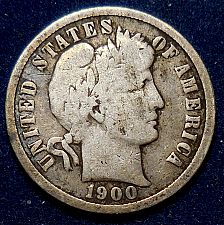 1900 Barber Dime Coin Value Prices, Photos & Info