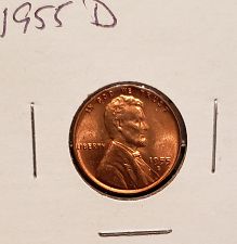 1955 D Lincoln Wheat Penny Coin Value Prices, Photos & Info