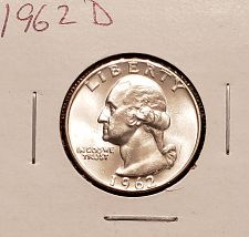1962 D Washington Silver Quarter Coin Value Prices, Photos & Info