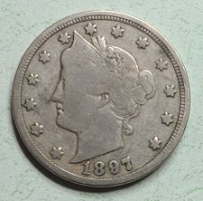 1897 Liberty Head "V" Nickel Coin Value Prices, Photos & Info