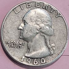 1960 Washington Silver Quarter Coin Value Prices, Photos & Info