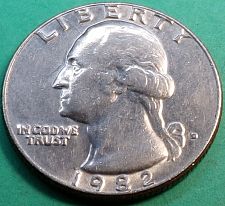 1982 D Washington Quarter Coin Value Prices, Photos & Info