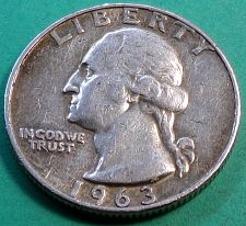 1963 D Washington Silver Quarter Coin Value Prices, Photos & Info