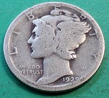 1929 Mercury Silver Dime Coin Value Prices, Photos & Info