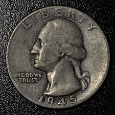 1945 Washington Silver Quarter Coin Value Prices, Photos & Info