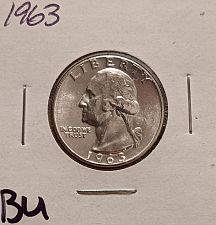 1963 Washington Silver Quarter Coin Value Prices, Photos & Info