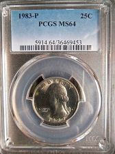 1983 P Washington Quarter Coin Value Prices, Photos & Info