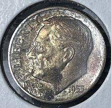 1955 D Roosevelt Silver Dime Coin Value Prices, Photos & Info