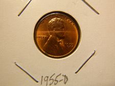 1955 D Lincoln Wheat Penny Coin Value Prices, Photos & Info