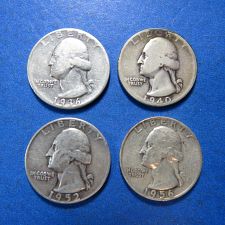 1940 Washington Silver Quarter Coin Value Prices, Photos & Info