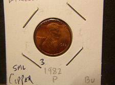 1982 Lincoln Memorial Penny Copper - Small Date Coin Value Prices ...