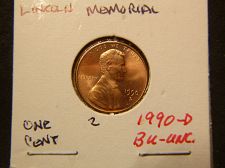 1990 D Lincoln Memorial Penny Coin Value Prices, Photos & Info