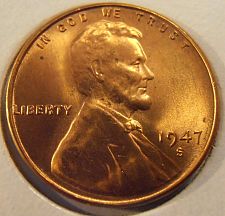 1947 S Lincoln Wheat Penny Coin Value Prices, Photos & Info