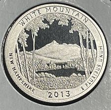 2013 S White Mountain Quarter Proof Coin Value Prices, Photos & Info