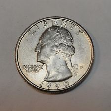 1990 D Washington Quarters Clad Composition: Personal Collections