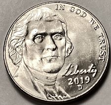 2019 D Jefferson Nickel Coin Value Prices, Photos & Info