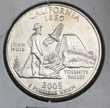 2005 D California State Quarter Coin Value Prices, Photos & Info