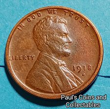 1918 D Lincoln Wheat Penny Coin Value Prices, Photos & Info