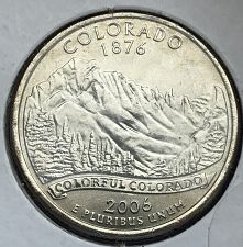 2006 P Colorado State Quarter Coin Value Prices, Photos & Info