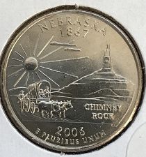 2006 P Nebraska State Quarter Coin Value Prices, Photos & Info