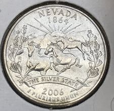 2006 P Nevada State Quarter Coin Value Prices, Photos & Info