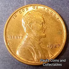 1927 Lincoln Wheat Penny Coin Value Prices, Photos & Info