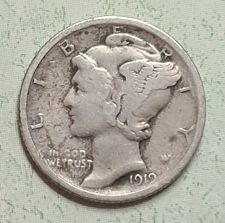1919 Mercury Silver Dime Coin Value Prices, Photos & Info