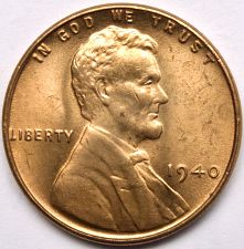 1940 Lincoln Wheat Penny Coin Value Prices, Photos & Info