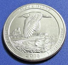 2018 P Block Island Quarter Coin Value Prices, Photos & Info
