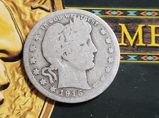 1915 D Barber Quarter Coin Value Prices, Photos & Info