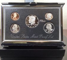 1996 S Proof Set Silver Premier Mirror-Like Cameo Coins Coin Value ...