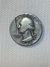 1945 D Washington Silver Quarter Coin Value Prices, Photos & Info