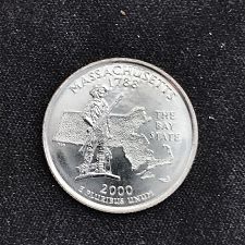 2000 D Massachusetts State Quarter Coin Value Prices, Photos & Info