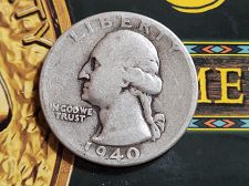 1940 Washington Silver Quarter Coin Value Prices, Photos & Info